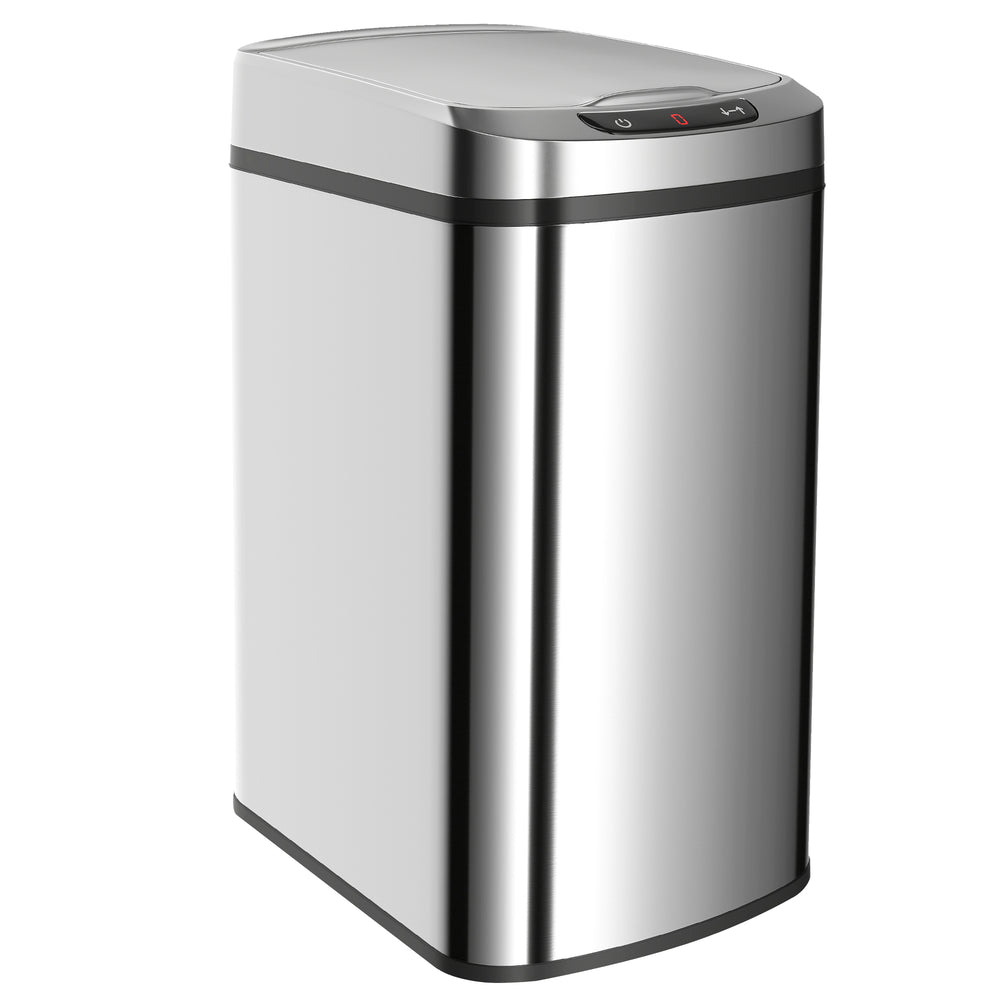 HOMCOM 12L Sensor Bin, Automatic Touchless Motion Sensor Kitchen Bin ...