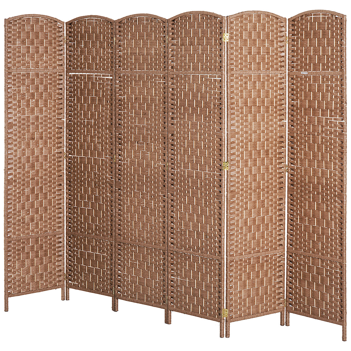 6-Ft Tall Folding Room Divider - Privacy Screen | HOMCOM Pink